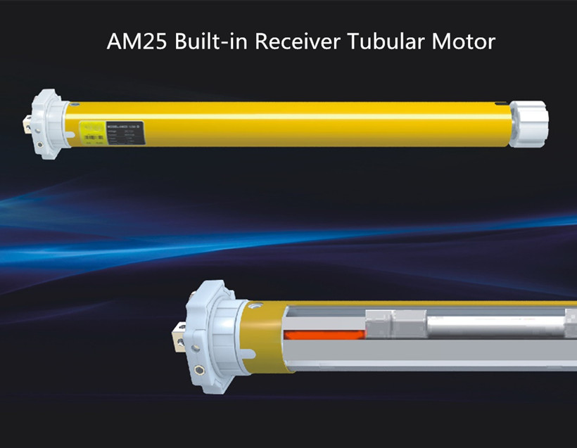 AM25-1.2/30-MEL-P dc 25mm tubular motor for roller blinds shade a-ok dooya somfy