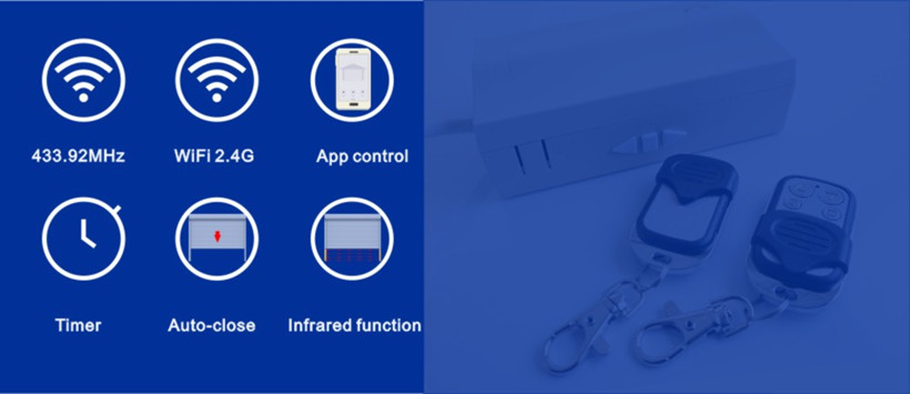 NT1006 Wifi tuya garage neco Ellard nvm remote control kits key fobs ...